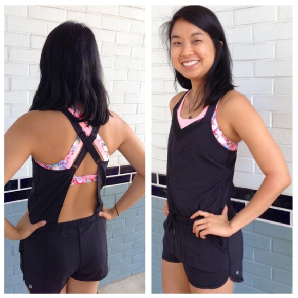 lululemon athletica | Pants & Jumpsuits | Lululemon Runsie Open Back ...
